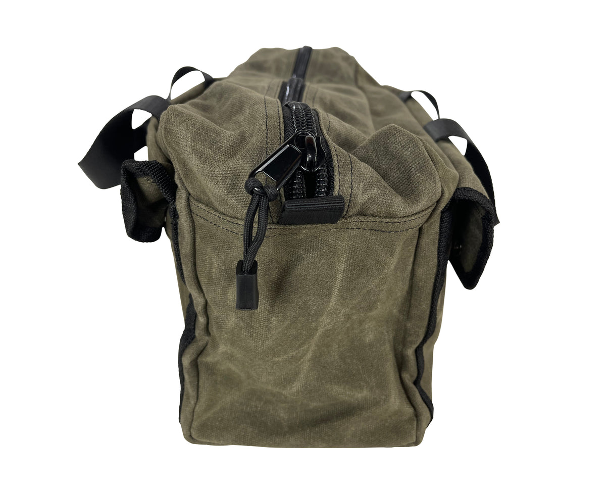 Small Duffle Bag With Handle And Straps - #16 Waxed Canvas – BTR Outfitters